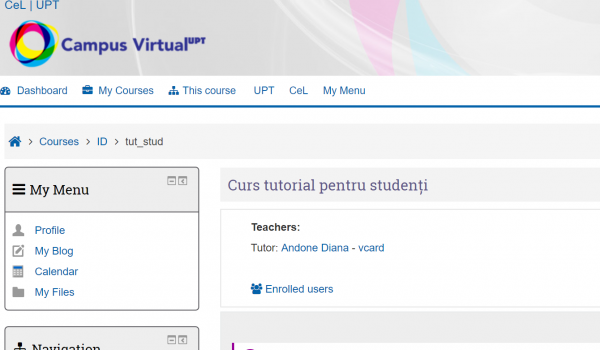 Home - Universitatea Politehnica Timişoara Centrul de eLearning – CeL