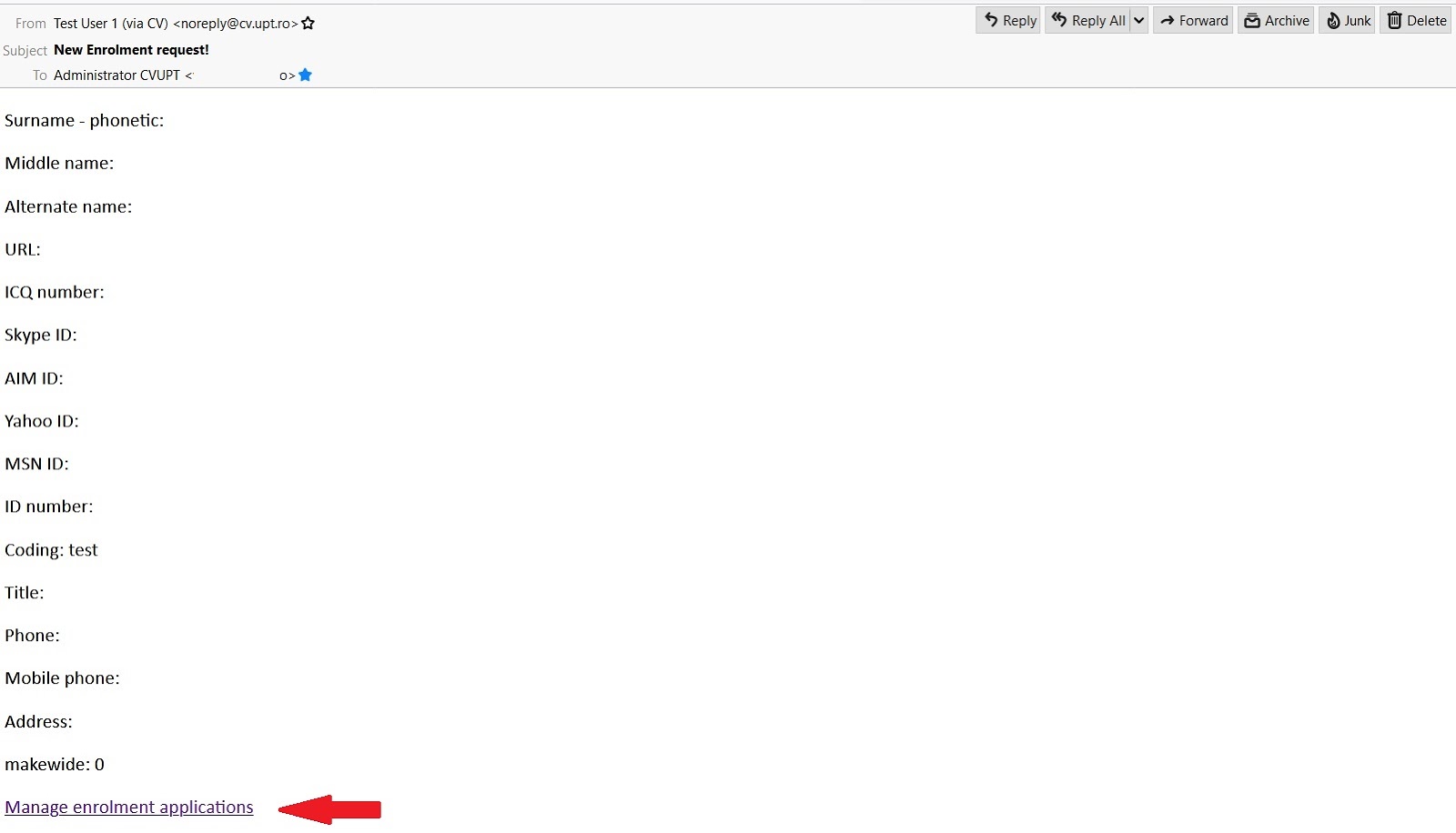Tutorial auto-înrolare cu confirmare - Universitatea Politehnica ...