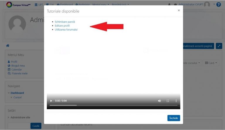 Online "Help" section in CVUPT - Politehnica University Timişoara ...